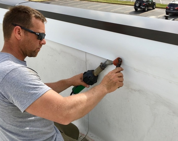 New Standing Seam Metal & Coping Arby's Lexington, KY