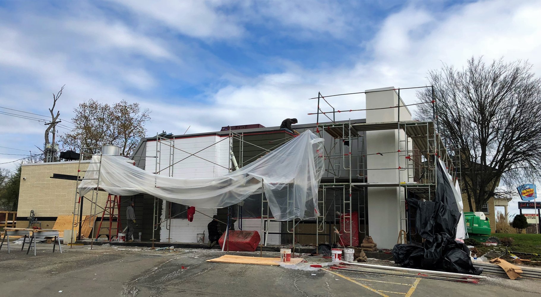 Arby's Standing Seam Metal, Coping, & Commercial Guttering Installation ...