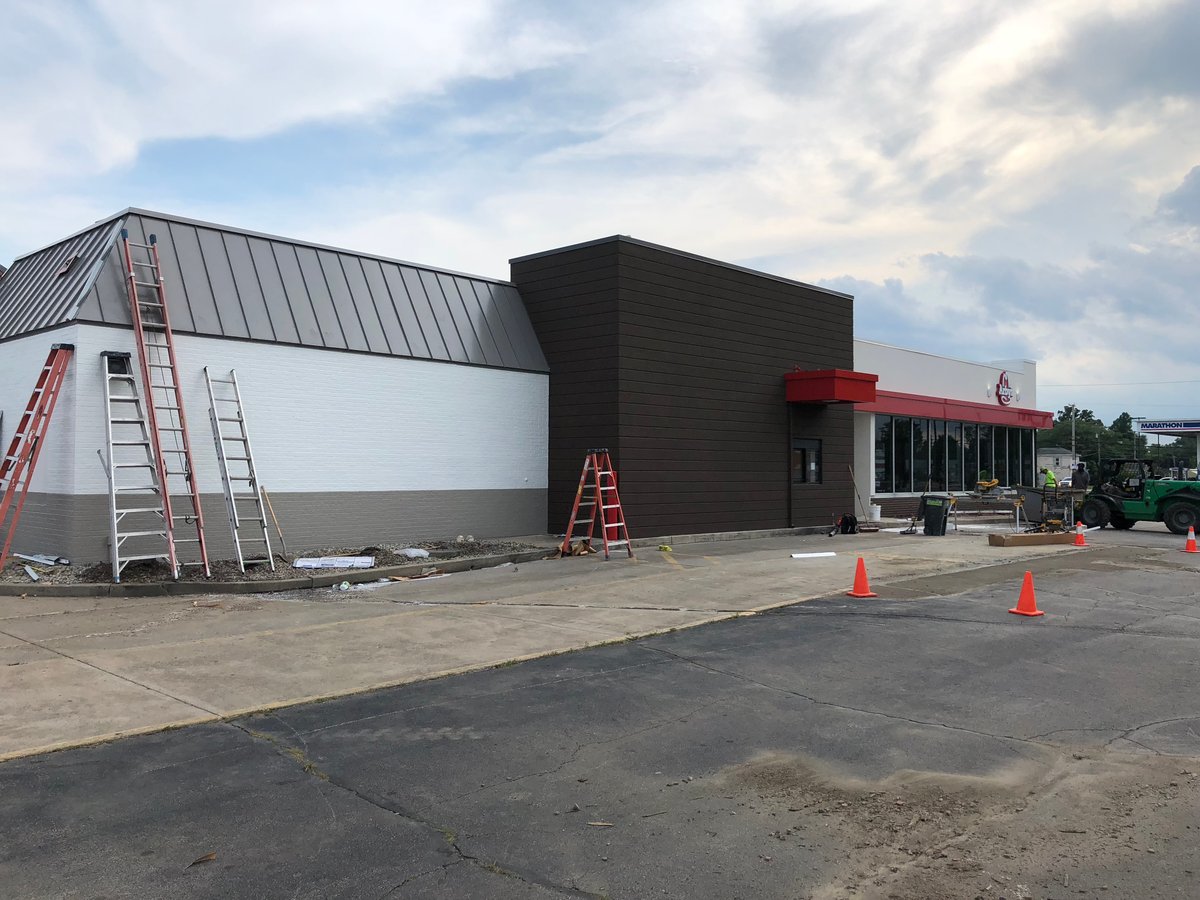 Arby's Standing Seam Roof & Metal Coping Installation Portland, IN