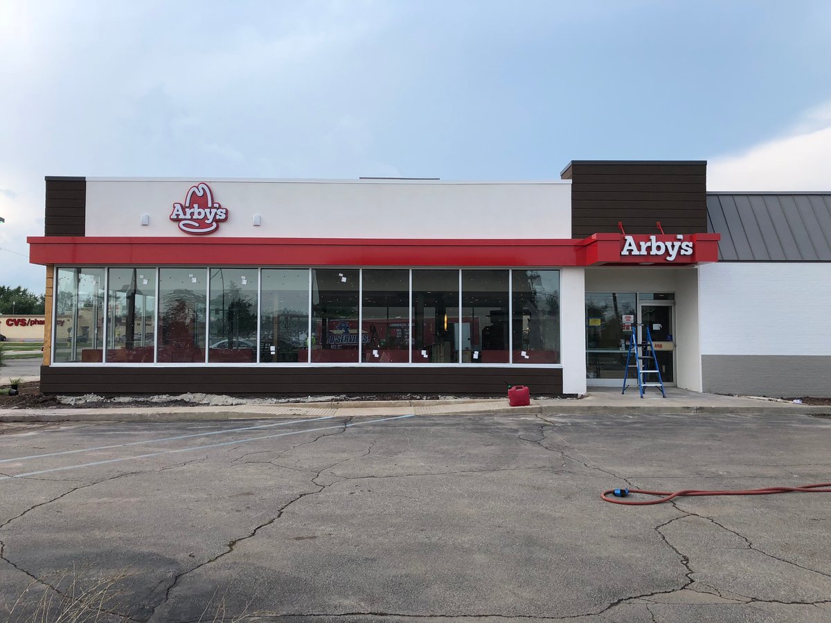 Arby's Standing Seam Roof & Metal Coping Installation Portland, IN