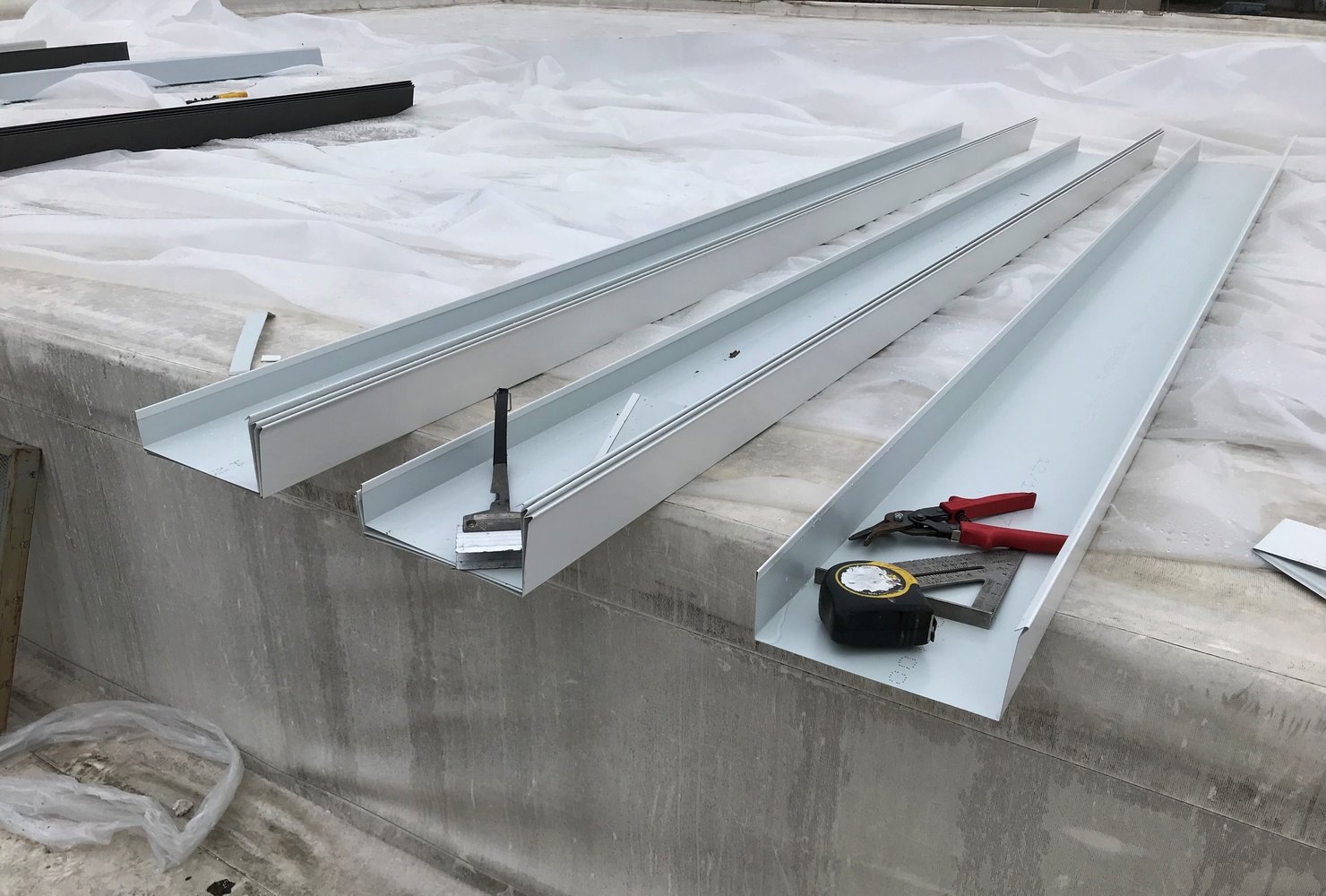 Arby's Standing Seam Metal, Coping, & Commercial Guttering Installation ...