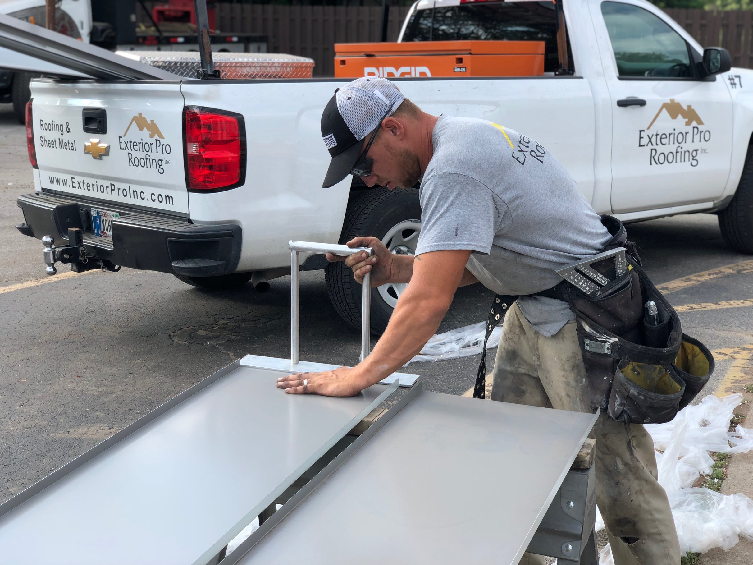 Arby's Winchester, IN Standing Seam, Flat Roof, & Coping Installation