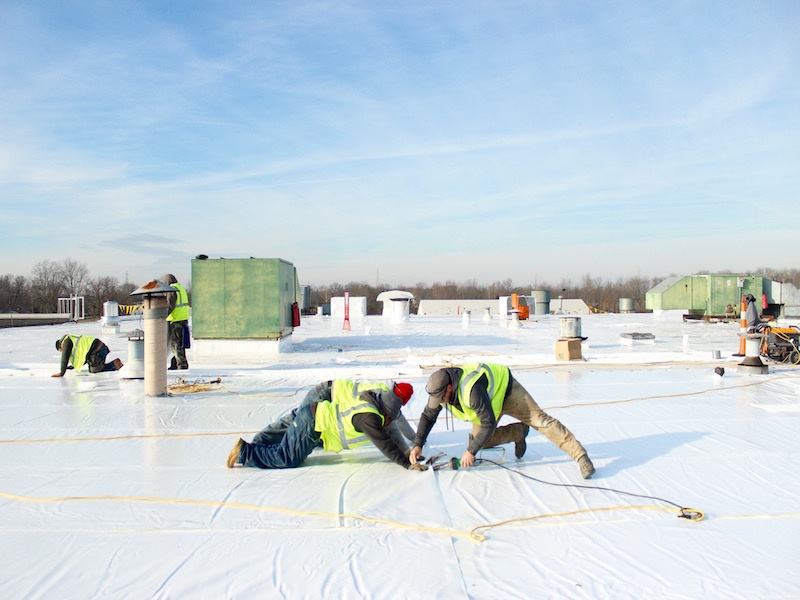 VSG Flat Roof Installation in Indiana