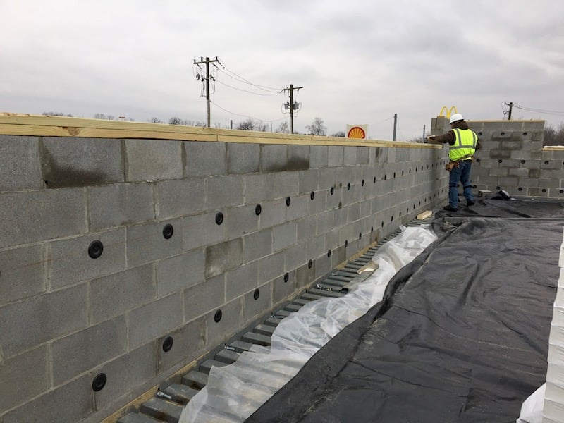 RhinoBond Roof System on Parapet Walls