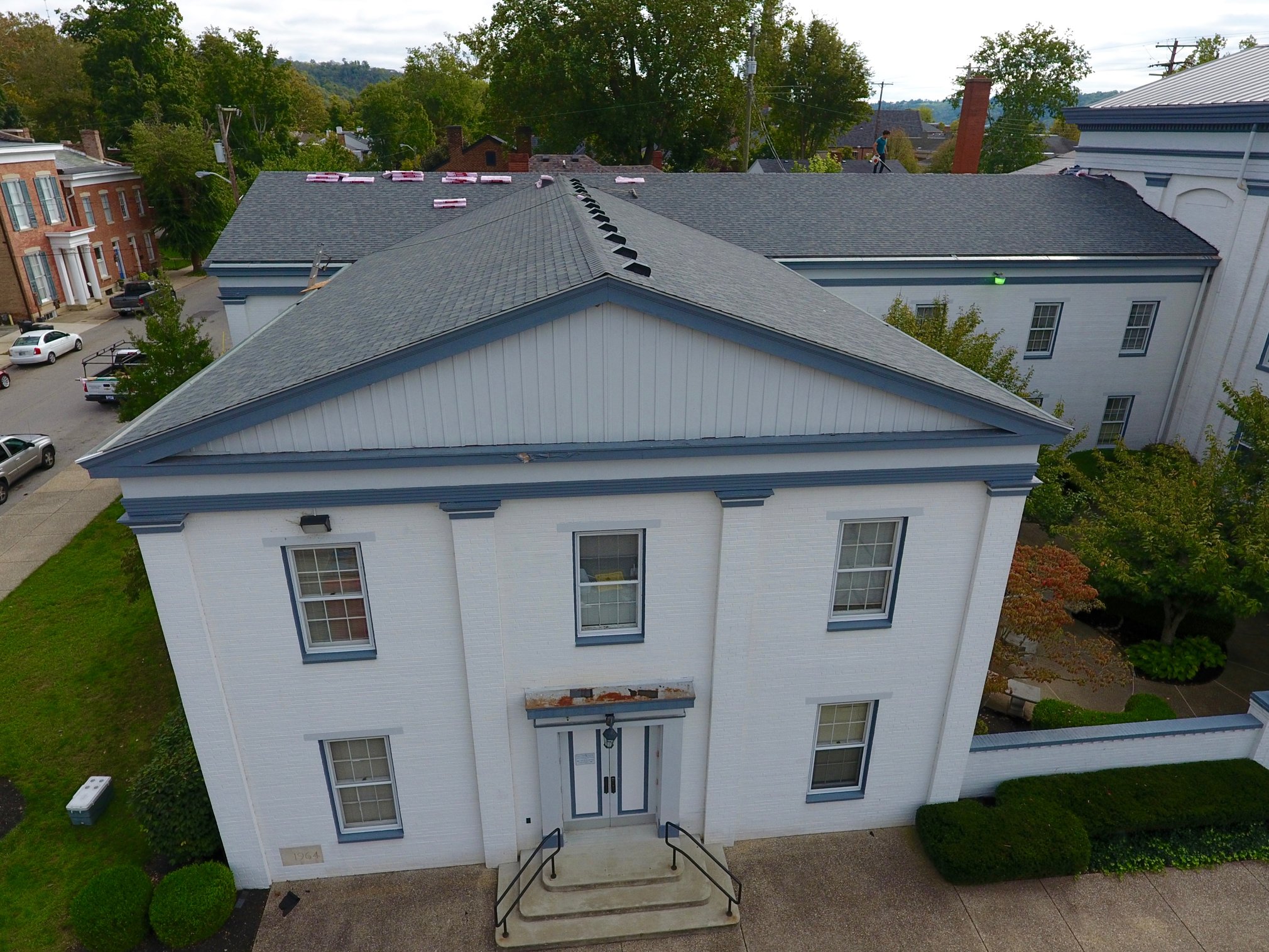 First Baptist Church Shingle Roof Repair Madison, IN