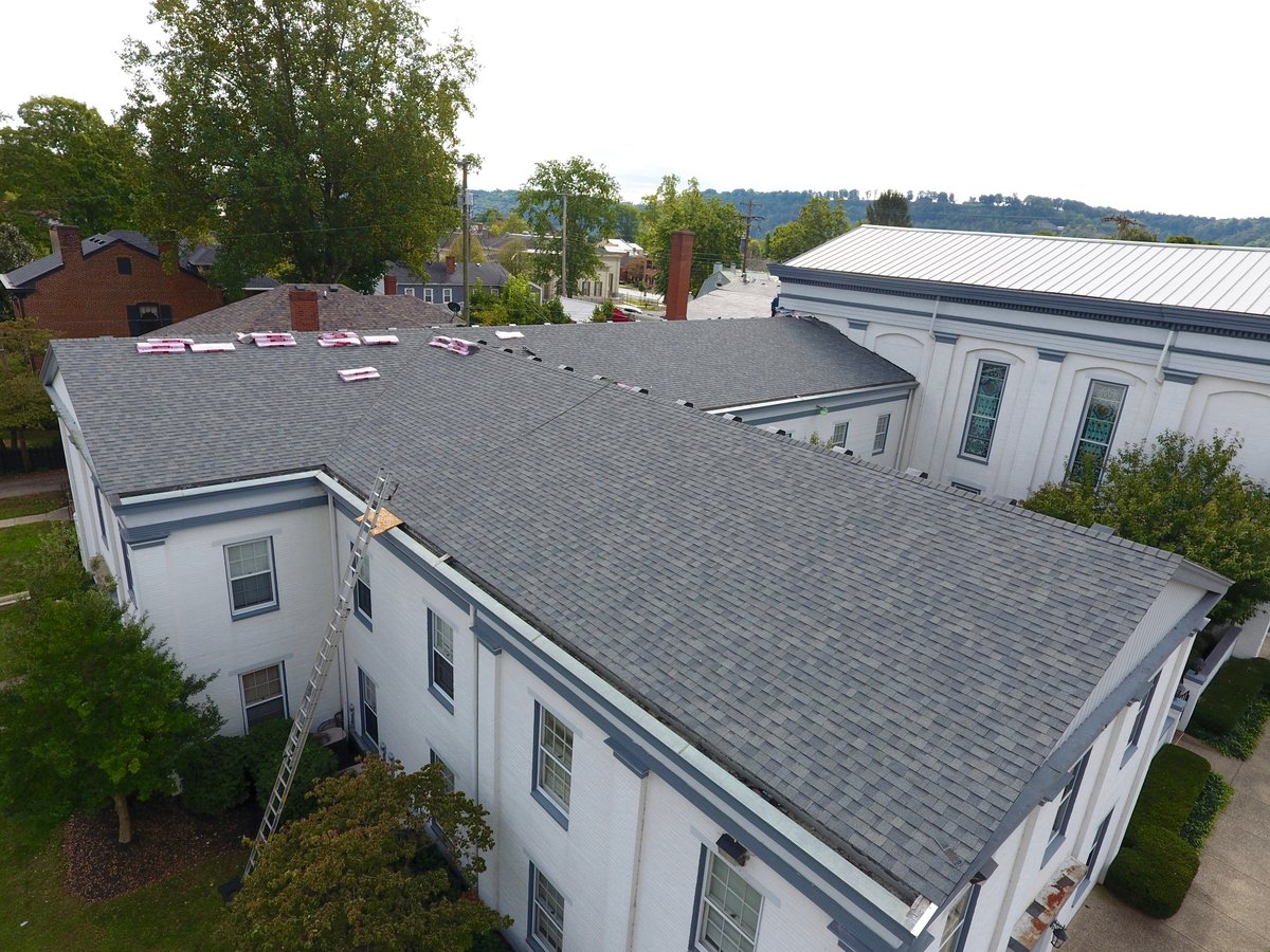 First Baptist Church Shingle Roof Repair Madison, IN