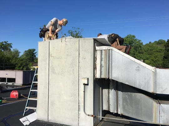 Royer Corp. Flat Roof Repair Madison Indiana